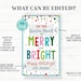 May Your Winter Break Be Merry and Bright Glow Stick Tag Christmas Glow ...