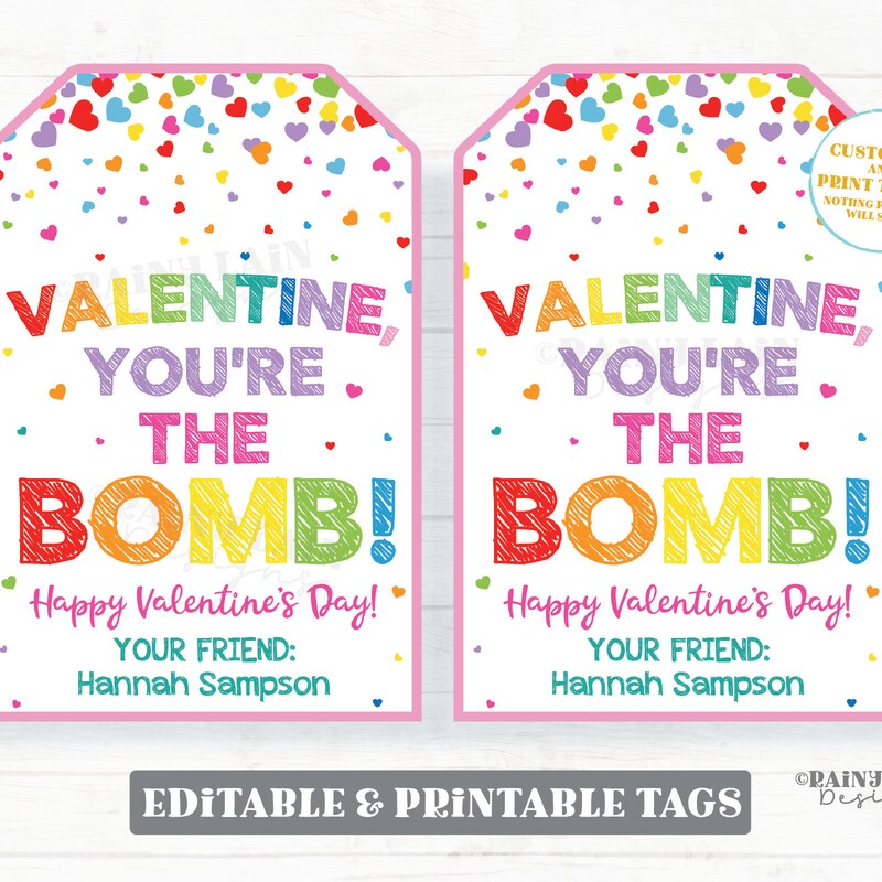 Youre the Bomb Valentine - Etsy