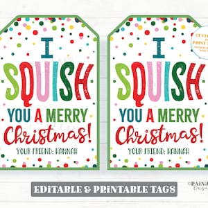 Squish You a Merry Christmas Squishy Toy Squishies Christmas Gift ...