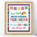 Taco Bout Nacho Average Teachers Sign, Teacher Appreciation Sign ...