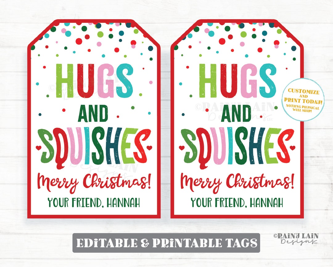 Hugs and Squishes Christmas Squishy Toy, Squishies Christmas Gift ...