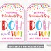 Valentine's Day Doh Much Fun, Valentine Tag Play Dough Preschool ...