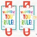 You Rule Valentine, Tracing Ruler Bracelet Ruler Valentine, Preschool ...