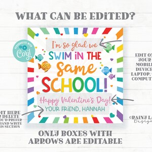 Goldfish Valentine, Swim in the Same School, Fish Candy, Preschool ...