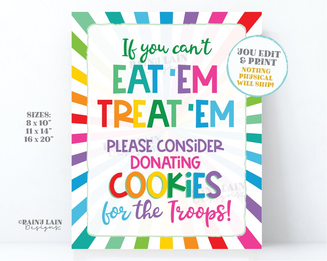 Donate Cookies to the Military Troops If You Can't Eat 'em Treat 'em ...