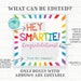 Hey Smartie Congratulations Card Smarty Tag Cookie Candy Graduation ...
