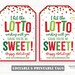 Hit the Lotto Working With You Cause You're so Sweet Tag Christmas ...