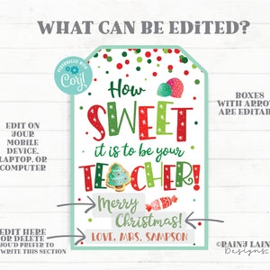 How Sweet It is to Be Your Teacher Tag From Teacher to Student ...