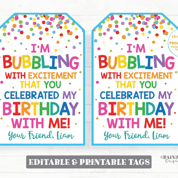 Bubble Birthday Party - Etsy