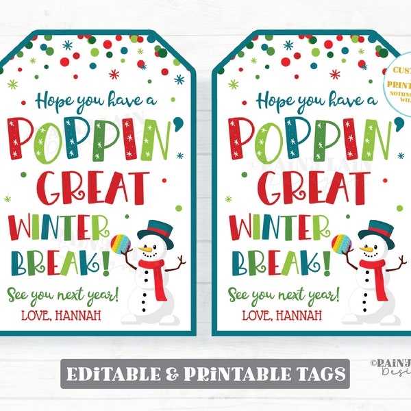 Winter Party Favor - Etsy