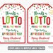 Thanks a Lotto for All You Do Christmas Lotto Tags Lottery Gift Tag ...