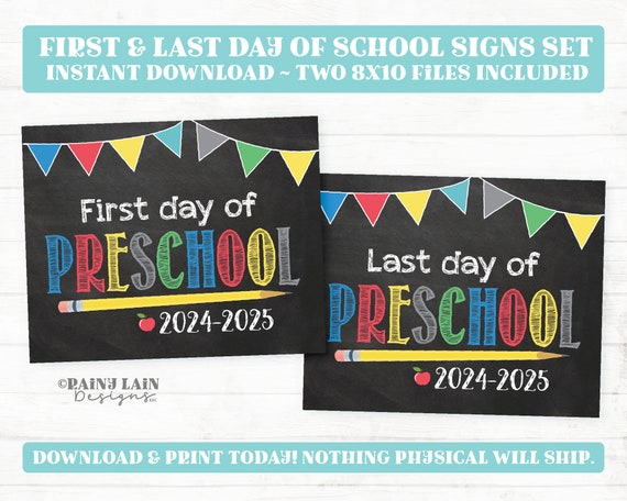 Cartel Del Primer Día De Preescolar Liceo Cristiano Monte Sinaí