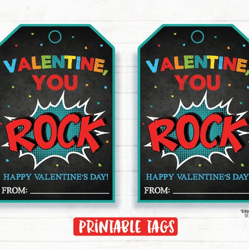 You Rock Valentine Pop Rock Valentines Candy Valentines - Etsy