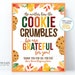 No Matter How the Cookie Crumbles Sign Grateful for You Fall Autumn ...