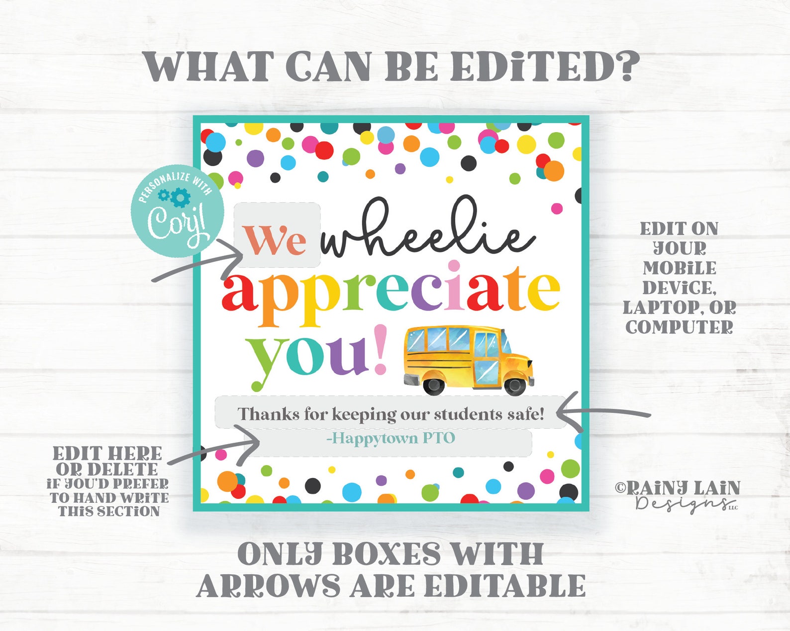 We Wheelie Appreciate You Tag Bus Driver Day Transportation ...