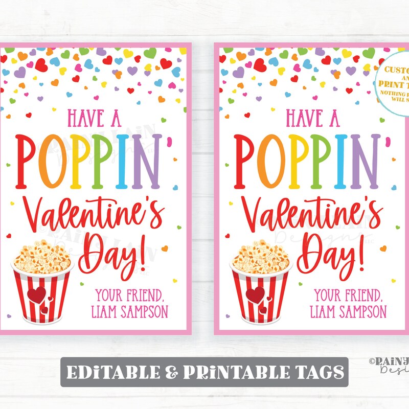 Printable Popcorn - Etsy