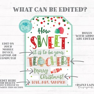 How Sweet It is to Be Your Teacher Tag From Teacher to Student ...