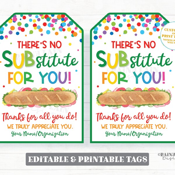 Sandwich Thank You - Etsy