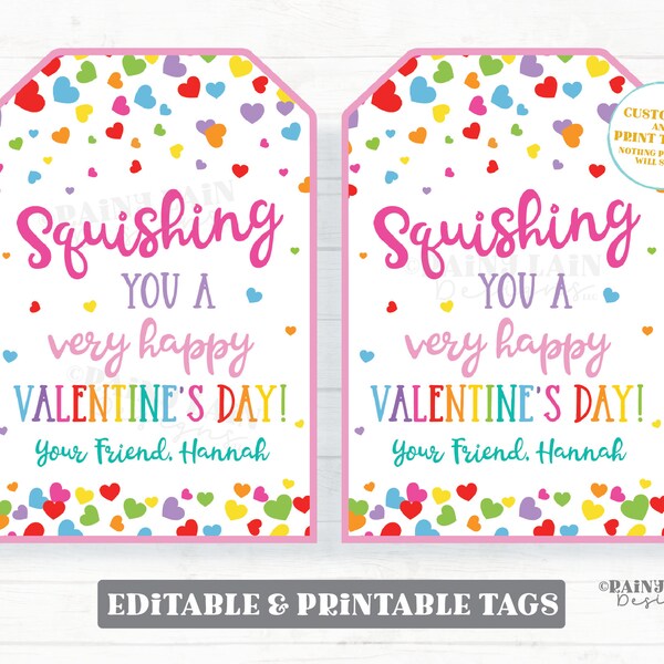 Squishy Valentine Card - Etsy