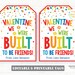 Building Blocks Valentine, We Were Built to Be Friend Printable Tag ...
