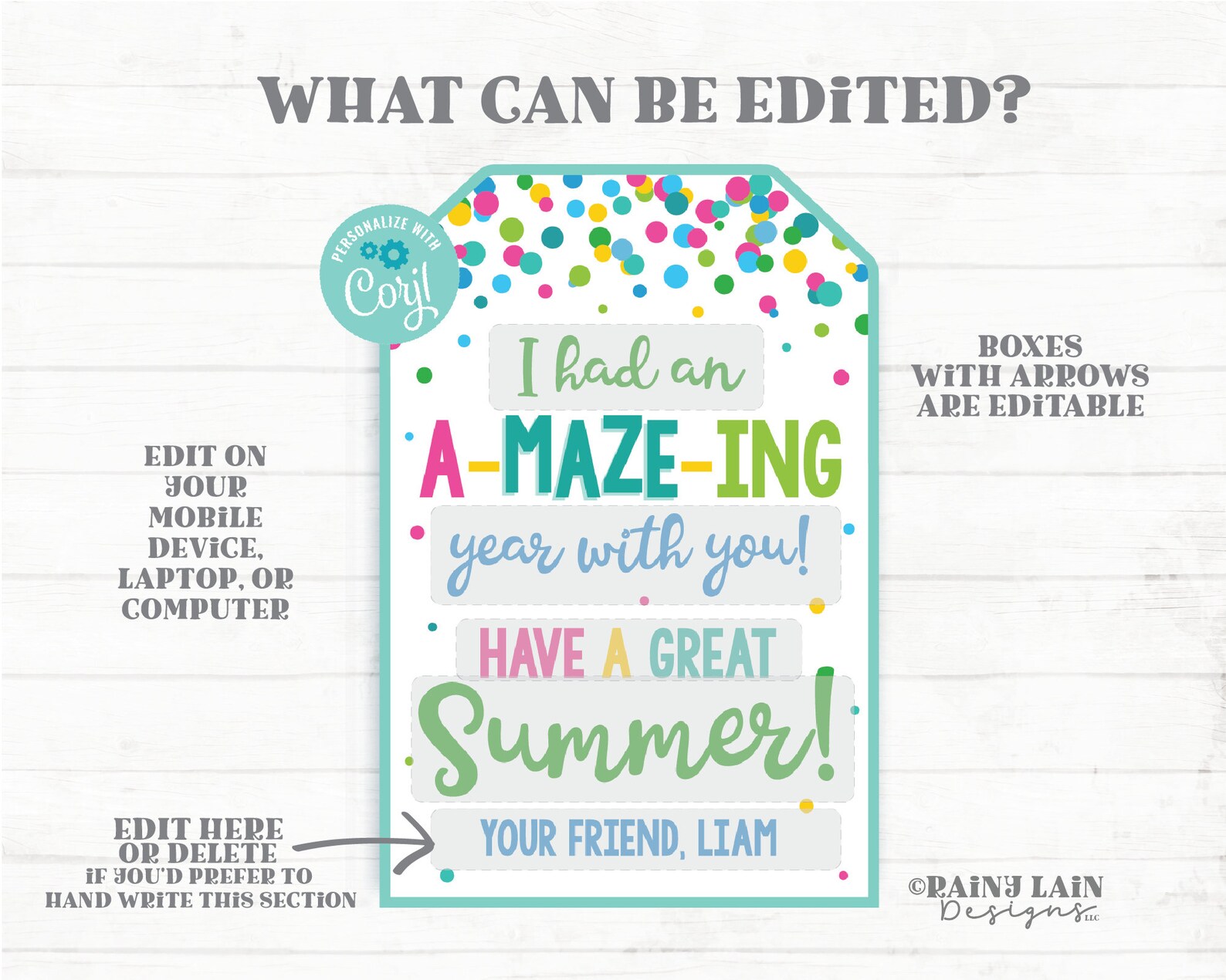 A-maze-ing School Year Tags Have a Great Summer Favor Maze - Etsy