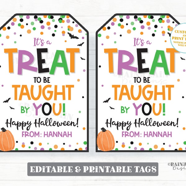 Teacher Treat Tag - Etsy