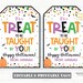 It's a Treat to Be Taught by You Tag Halloween Teacher Gift Tag Teacher ...