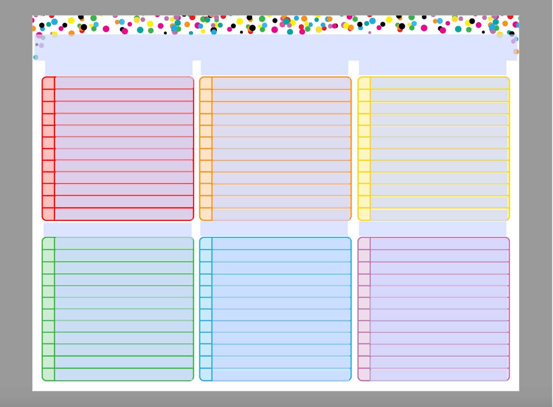 Weekly School Schedule Template Editable Home School - Etsy