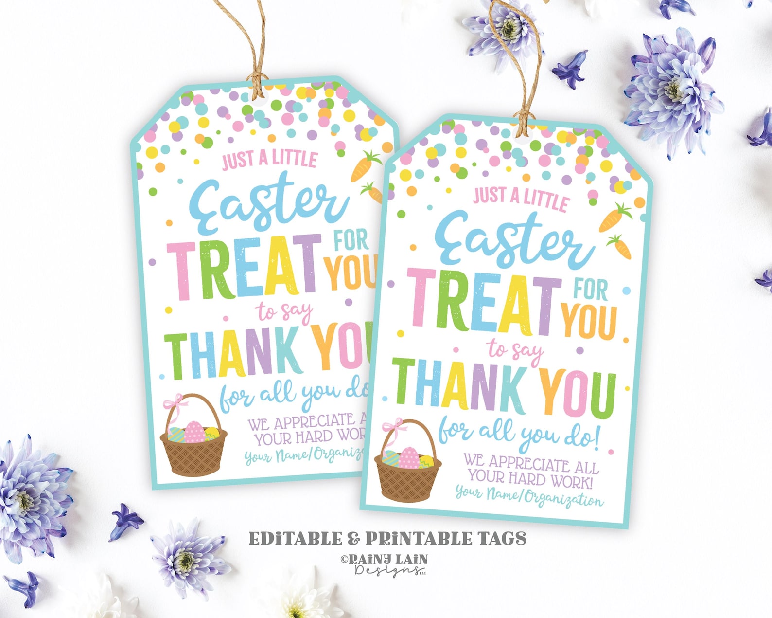 Easter Treat for You to Say Thank You for All You Do Tag Spring Break ...