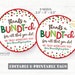 Bundt Cake Gift Tag Christmas Thank You Bundt-ch Holiday Bundt'ch ...