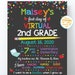 First Day of Virtual Kindergarten Sign Virtual School Sign - Etsy