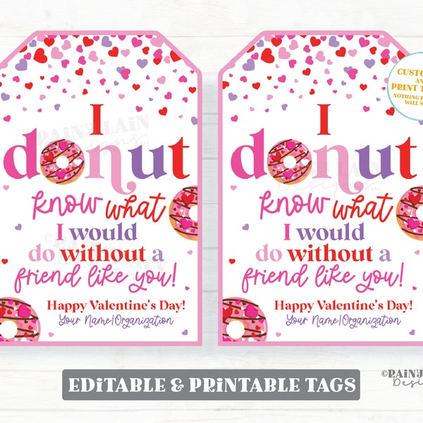 Donut Tag - Etsy