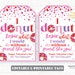 Donut Valentine's Day Tag, Donut Know Valentine Editable Gift, Teacher ...