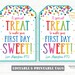 Back to School Gift Tag Treat to Make Your First Day Sweet Welcome Back ...
