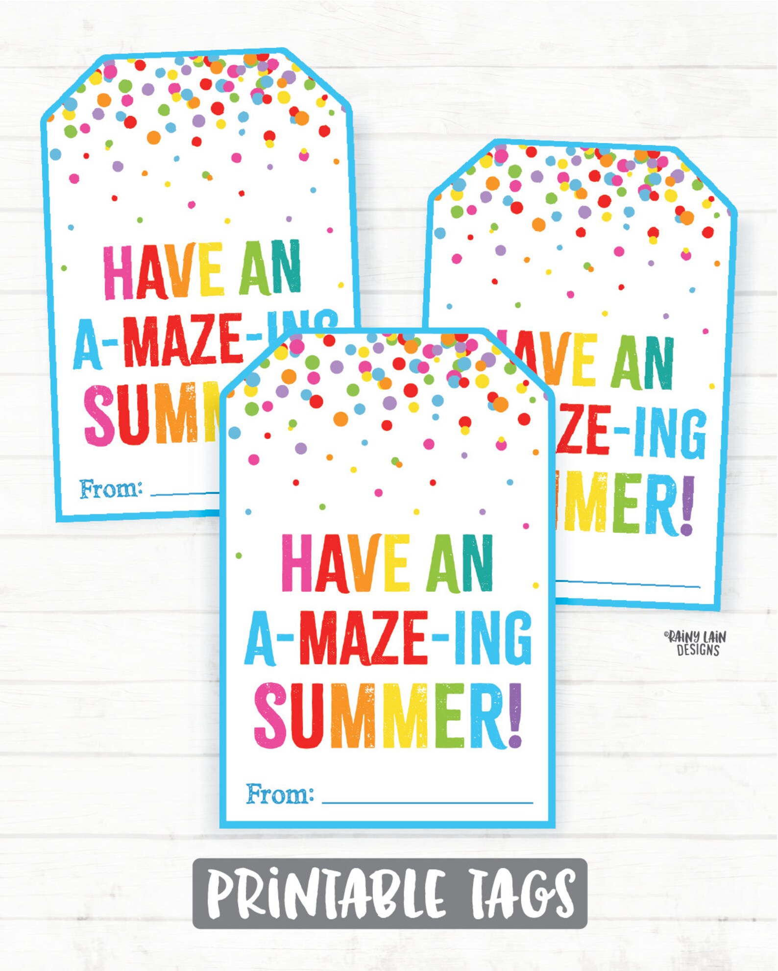 Have an A-maze-ing Summer Tags Maze Tag Maze Gift Tags Year | Etsy