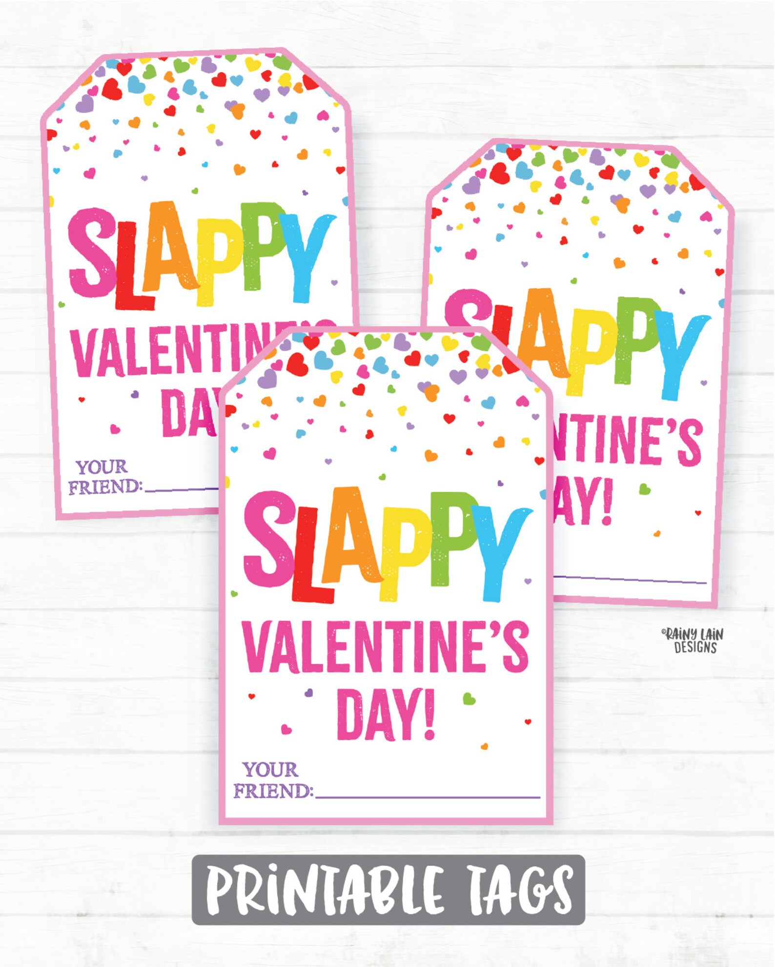 Slappy Valentine's Day Slap Bracelet Valentine Slap | Etsy