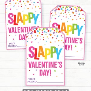 Slappy Valentine's Day, Slap Bracelet Valentine Slap Bracelet Tags ...