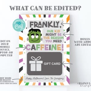 Frankly Our Kid Might Be the Reason You Need Caffeine, Editable ...
