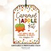 Caramel Apple Kit Gift Tags, Editable, Fall Treat, Appreciation, Candy ...