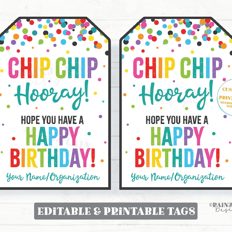 Chip Chip Hooray - Etsy
