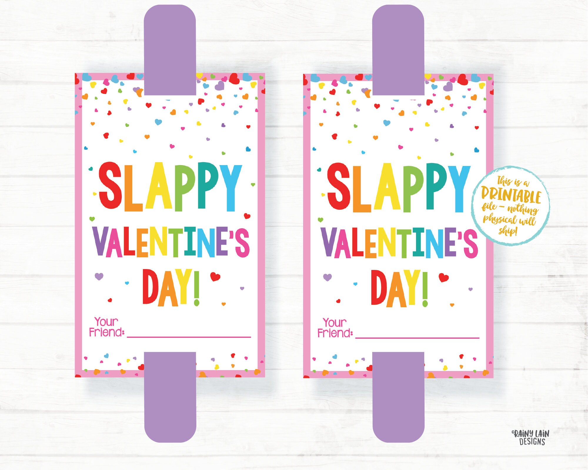 Slappy Valentine's Day Slap Bracelet Valentine Slappy | Etsy