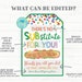There's No Substitute for You Sub Sandwich Gift Tag Thank You ...
