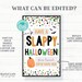 Slappy Halloween Tag Slap Bracelet Card Happy Halloween Gift Tags ...