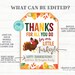 Thanks for All You Do for Our Little Turkey Tag, Thanksgiving Tags ...