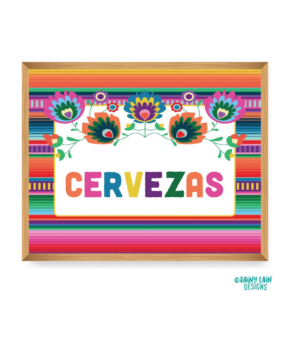Cervezas Sign Cerveza Sign Fiesta Sign Beer Sign Printable - Etsy