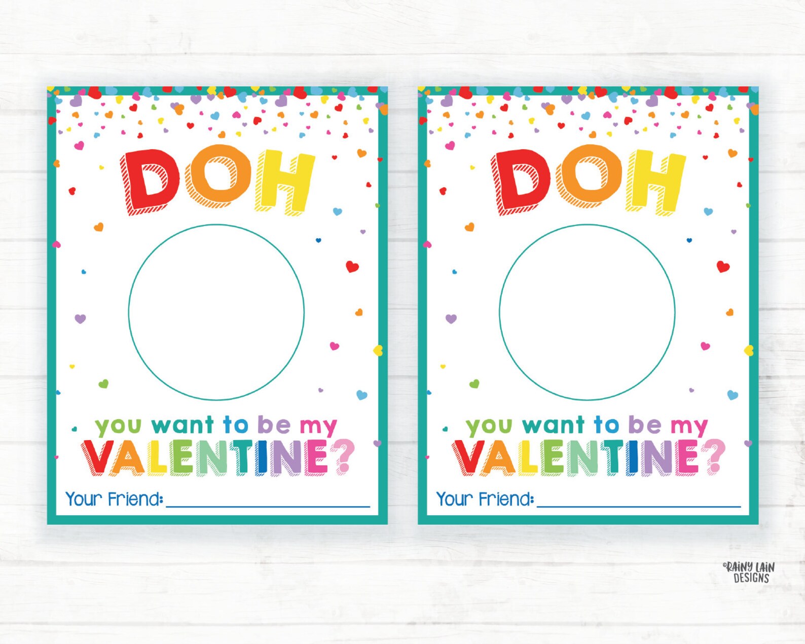 Play Dough Valentine Doh You Want to Be My Valentine Doh - Etsy
