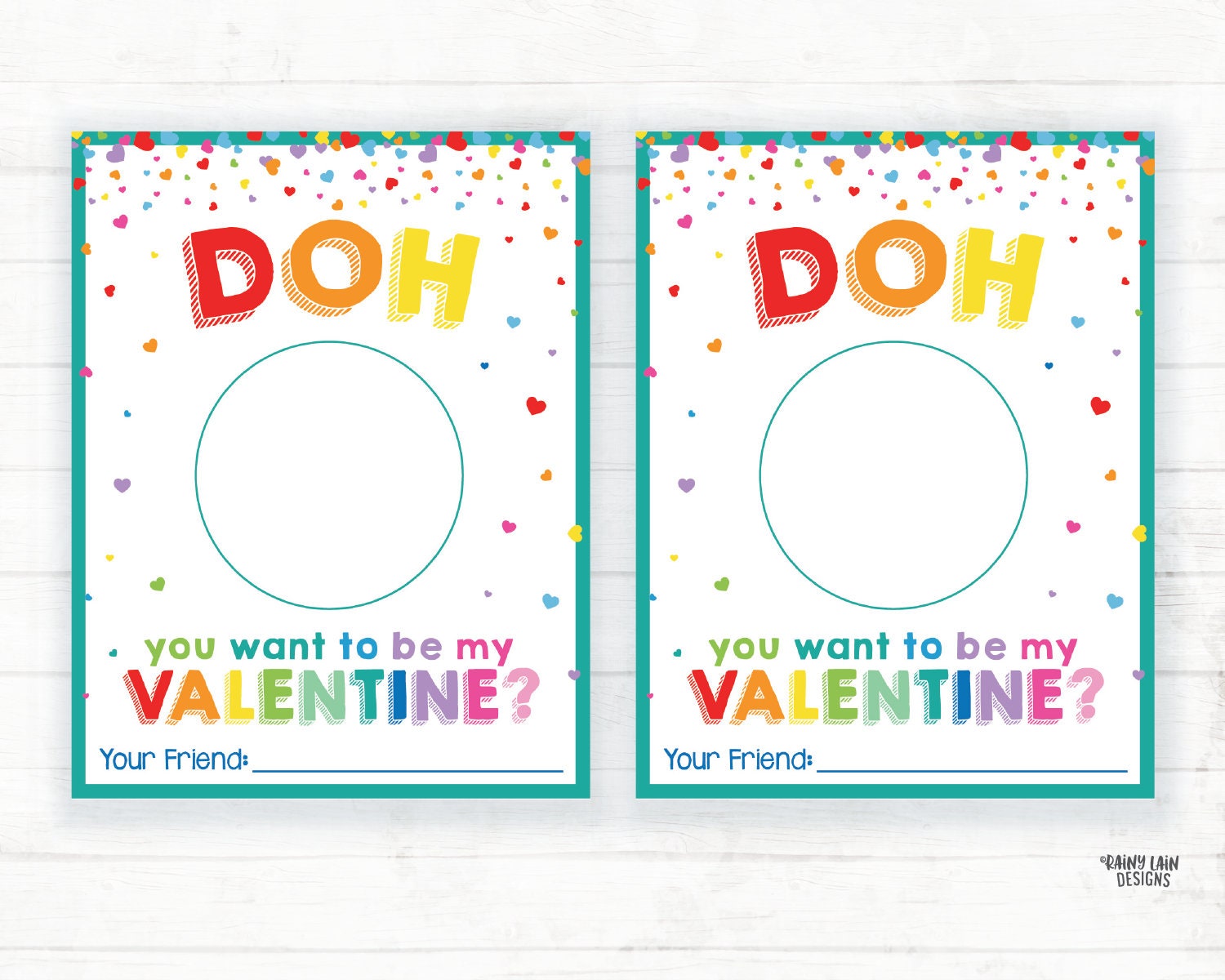 Play Dough Valentine Doh You Want to Be My Valentine Doh | Etsy
