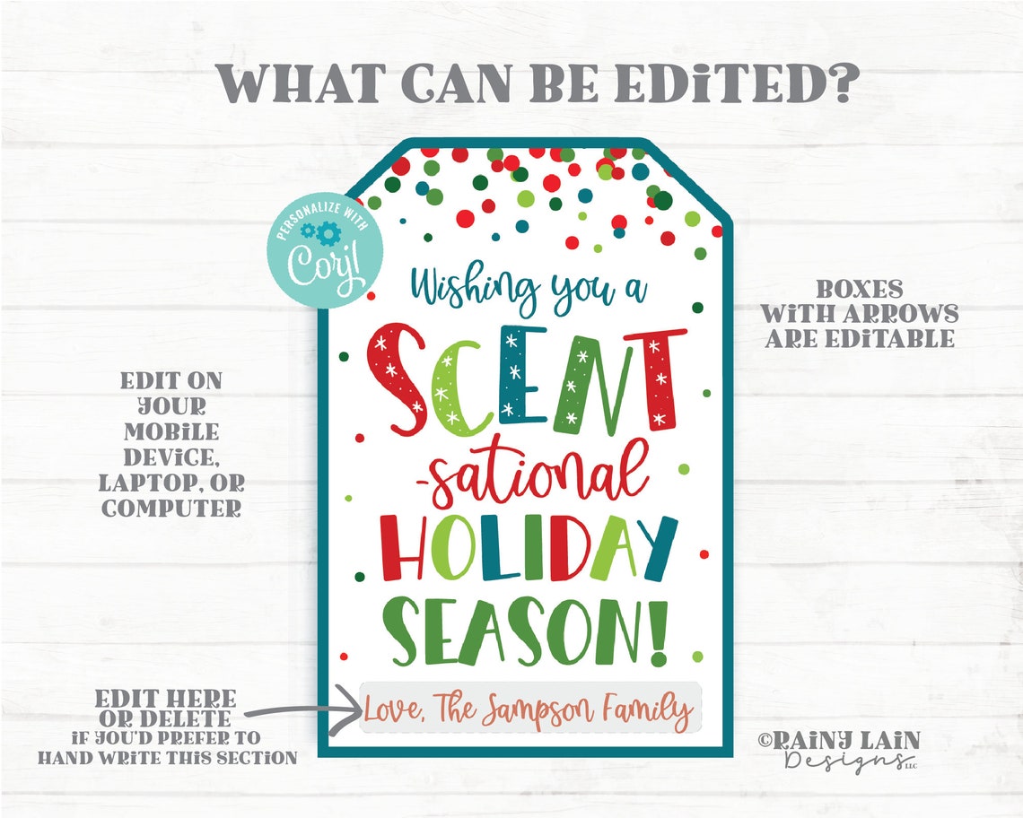 Scent-sational Holiday Season Christmas Tag Holiday Gift Stovetop ...