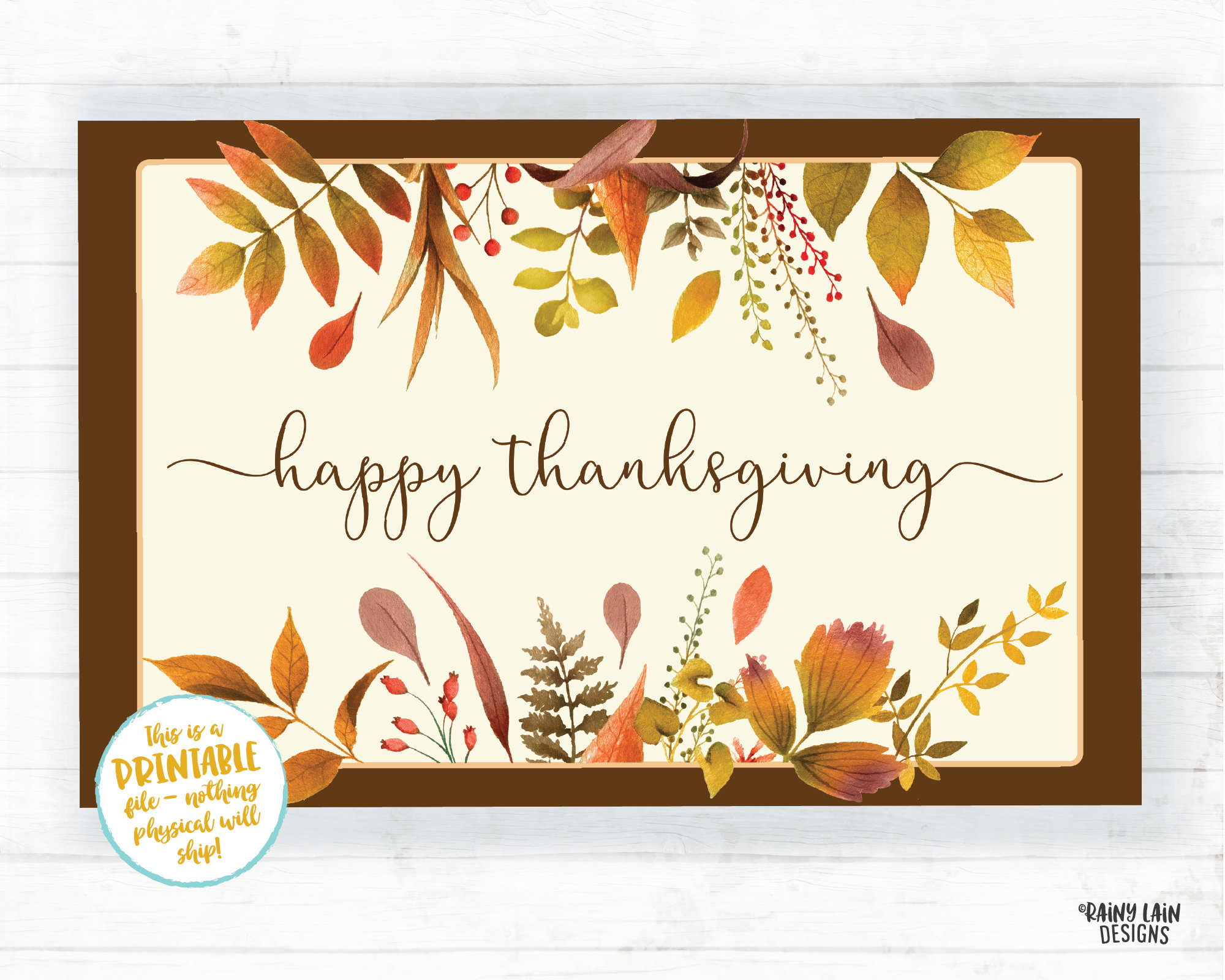 Printable Placemats, Happy Thanksgiving Placemats, Thanksgiving Table ...