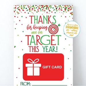 Holiday Gift Card Holder, Christmas Giftcard Holder, Thanks for Keeping ...